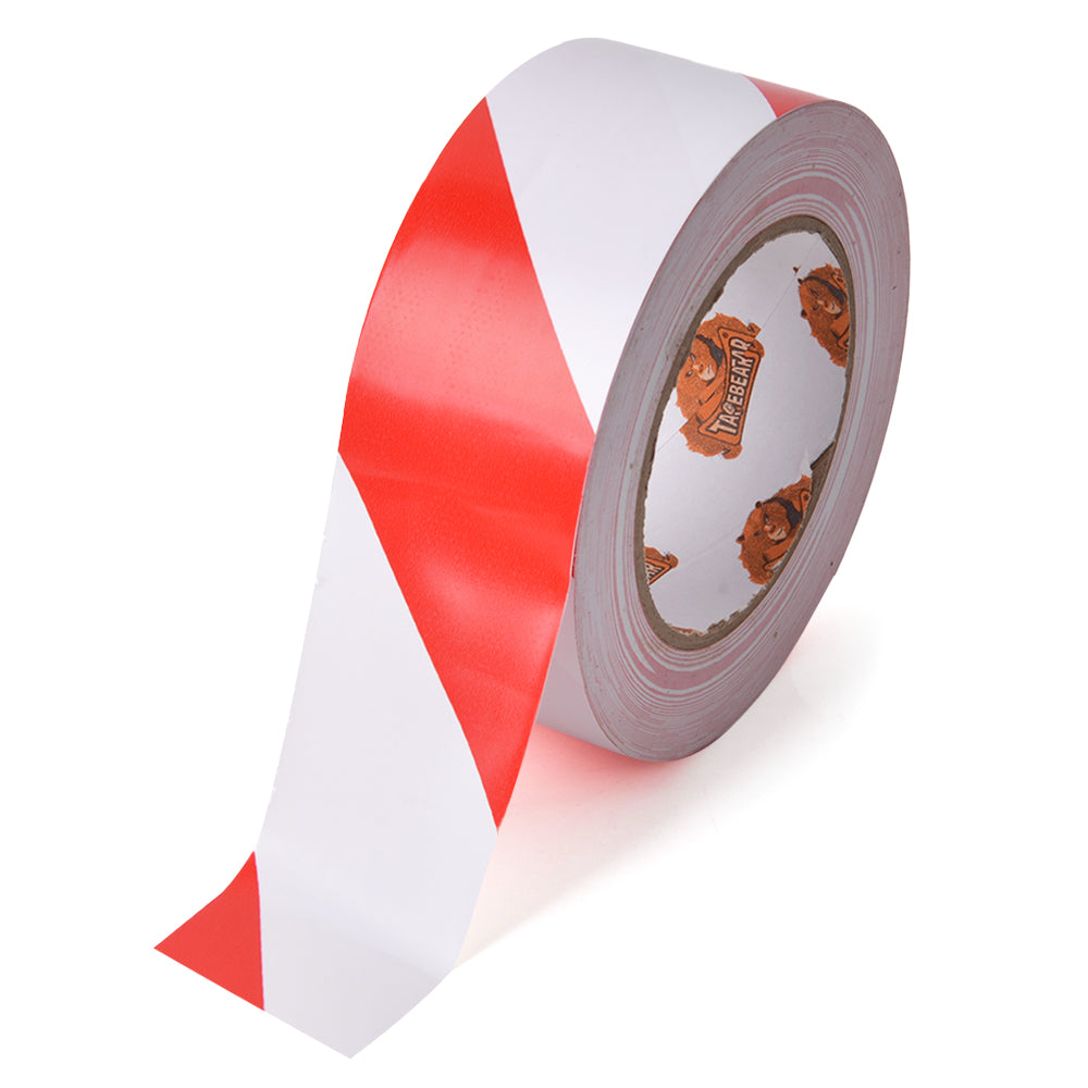 Tapebear 2'' x 50 yds Red Caution Tape, 5.9 mil Warning Tape Safety Ta ...